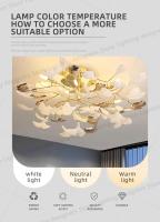 China Dining Room Ceiling Light Modern Living Room luxury home decor Ginkgo Leaf Ceiling Light(WH-MA-323) for sale