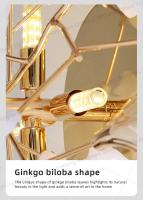 China Dining Room Ceiling Light Modern Living Room luxury home decor Ginkgo Leaf Ceiling Light(WH-MA-323) for sale