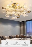 China Dining Room Ceiling Light Modern Living Room luxury home decor Ginkgo Leaf Ceiling Light(WH-MA-323) for sale