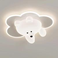 China Children's Room Lighting Study Bedrooms Cream Ceiling Lamp Minimalist Bear Ceiling Light(WH-MA-324) for sale