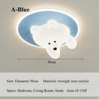 China Children's Room Lighting Study Bedrooms Cream Ceiling Lamp Minimalist Bear Ceiling Light(WH-MA-324) for sale