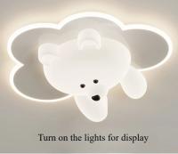 China Children's Room Lighting Study Bedrooms Cream Ceiling Lamp Minimalist Bear Ceiling Light(WH-MA-324) for sale