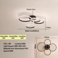 China ceiling lamps living room Kitchen lamps bedroom Scandinavian luxury Ring Ceiling light(WH-MA-325) for sale