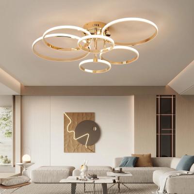 China ceiling lamps living room Kitchen lamps bedroom Scandinavian luxury Ring Ceiling light(WH-MA-325) for sale