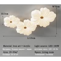 China Indoor Decoration Lighting Kitchen Island Living Room Bedroom Nordic Flower Shape Ceiling Lights(WH-MA-327) for sale