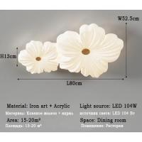 China Indoor Decoration Lighting Kitchen Island Living Room Bedroom Nordic Flower Shape Ceiling Lights(WH-MA-327) for sale