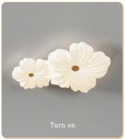 China Indoor Decoration Lighting Kitchen Island Living Room Bedroom Nordic Flower Shape Ceiling Lights(WH-MA-327) for sale
