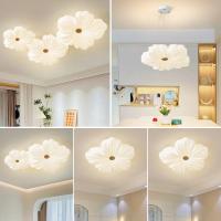 China Indoor Decoration Lighting Kitchen Island Living Room Bedroom Nordic Flower Shape Ceiling Lights(WH-MA-327) for sale