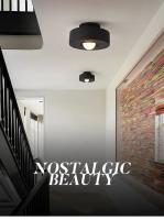 China Hallway Balcony Light Bedroom Minimalist Small Light Wabi Sabi Round Simon Ceiling Lighting(WH-MA-329) for sale