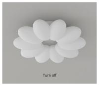 China Bedroom Ceiling lamp Children's room Living room Minimalist Pink flower ceiling lights(WH-MA-330) for sale