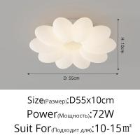 China Bedroom Ceiling lamp Children's room Living room Minimalist Pink flower ceiling lights(WH-MA-330) for sale