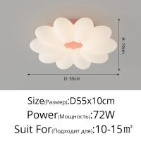 China Bedroom Ceiling lamp Children's room Living room Minimalist Pink flower ceiling lights(WH-MA-330) for sale