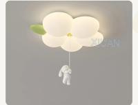 China Bedroom Ceiling Light Kids Girl Boy Room with Hanging Rabbit Romantic Flower Ceiling Lamps(WH-MA-331) for sale