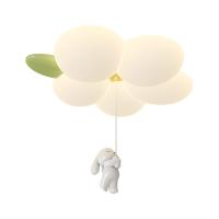 China Bedroom Ceiling Light Kids Girl Boy Room with Hanging Rabbit Romantic Flower Ceiling Lamps(WH-MA-331) for sale