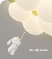 China Bedroom Ceiling Light Kids Girl Boy Room with Hanging Rabbit Romantic Flower Ceiling Lamps(WH-MA-331) for sale