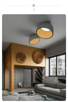 China aisle lights living room Entrance lamp Wood Grain Personality Designer Minimalist ceiling lamp(WH-MA-332) for sale
