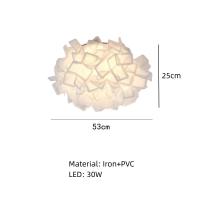 China Foyer Lamp Bedroom Restaurant Flower Light Home Decor Romantic White Ceiling Lamp(WH-MA-333) for sale