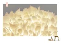 China Foyer Lamp Bedroom Restaurant Flower Light Home Decor Romantic White Ceiling Lamp(WH-MA-333) for sale