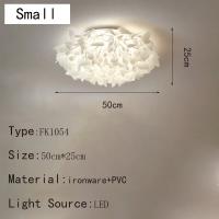 China Foyer Lamp Bedroom Restaurant Flower Light Home Decor Romantic White Ceiling Lamp(WH-MA-333) for sale