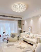 China Foyer Lamp Bedroom Restaurant Flower Light Home Decor Romantic White Ceiling Lamp(WH-MA-333) for sale