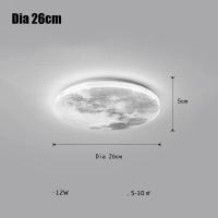 China Home Lighting Bedroom Modern Acrylic Light LED Circular Lunar Ceiling Lamp(WH-MA-334) for sale