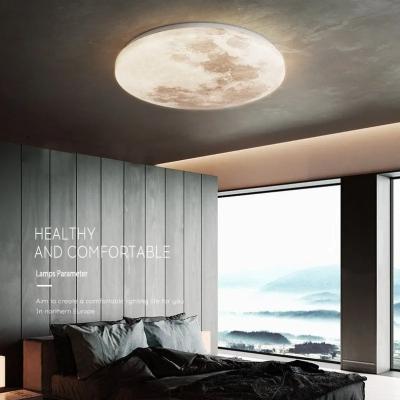 China Home Lighting Bedroom Modern Acrylic Light LED Circular Lunar Ceiling Lamp(WH-MA-334) for sale