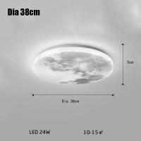 China Home Lighting Bedroom Modern Acrylic Light LED Circular Lunar Ceiling Lamp(WH-MA-334) for sale