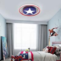 China Children's room bedroom light minimalist modern cartoon America Captain lighting fixtures(WH-MA-335) for sale