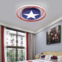 China Children's room bedroom light minimalist modern cartoon America Captain lighting fixtures(WH-MA-335) for sale