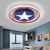China Children's room bedroom light minimalist modern cartoon America Captain lighting fixtures(WH-MA-335) for sale