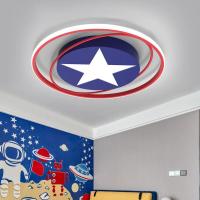 China Children's room bedroom light minimalist modern cartoon America Captain lighting fixtures(WH-MA-335) for sale