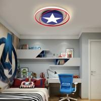 China Children's room bedroom light minimalist modern cartoon America Captain lighting fixtures(WH-MA-335) for sale