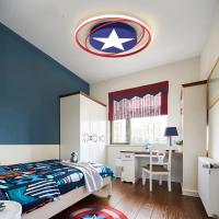 China Children's room bedroom light minimalist modern cartoon America Captain lighting fixtures(WH-MA-335) for sale