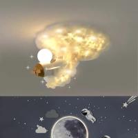 China children room lighting Bedroom Study Kids Nursery Creative Rocket astronaut ceiling light(WH-MA-337) for sale