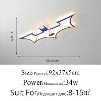 China living Room Lighting LED Child Chandeliers Study Creative Remote control bat Ceiling Lights(WH-MA-339) for sale
