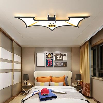 China living Room Lighting LED Child Chandeliers Study Creative Remote control bat Ceiling Lights(WH-MA-339) for sale