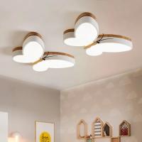 China kids ceiling light Bedroom Boys And Girls Baby Cute Modern wood butterfly ceiling light(WH-MA-341) for sale