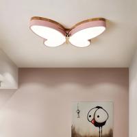 China kids ceiling light Bedroom Boys And Girls Baby Cute Modern wood butterfly ceiling light(WH-MA-341) for sale