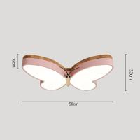 China kids ceiling light Bedroom Boys And Girls Baby Cute Modern wood butterfly ceiling light(WH-MA-341) for sale