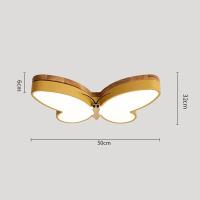 China kids ceiling light Bedroom Boys And Girls Baby Cute Modern wood butterfly ceiling light(WH-MA-341) for sale