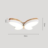 China kids ceiling light Bedroom Boys And Girls Baby Cute Modern wood butterfly ceiling light(WH-MA-341) for sale