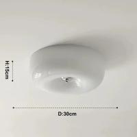 China Bedroom Light Living Room French Aisle Balcony Surface Mounted Bauhaus Glass Ceiling Lamp(WH-MA-343) for sale