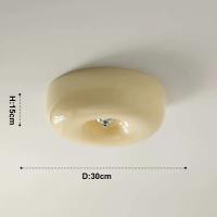 China Bedroom Light Living Room French Aisle Balcony Surface Mounted Bauhaus Glass Ceiling Lamp(WH-MA-343) for sale