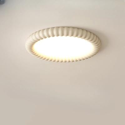 China study ceiling light bedroom Modern Orange Green minimalist circular Cream style ceiling light(WH-MA-344) for sale