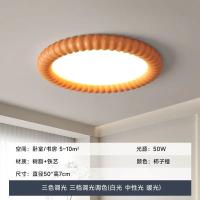 China study ceiling light bedroom Modern Orange Green minimalist circular Cream style ceiling light(WH-MA-344) for sale