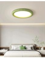 China study ceiling light bedroom Modern Orange Green minimalist circular Cream style ceiling light(WH-MA-344) for sale