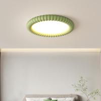 China study ceiling light bedroom Modern Orange Green minimalist circular Cream style ceiling light(WH-MA-344) for sale