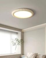 China study ceiling light bedroom Modern Orange Green minimalist circular Cream style ceiling light(WH-MA-344) for sale