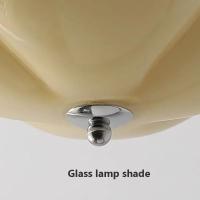 China Home Decor Fixture Lustre Bedroom Study Room Minimalist Orange Pumpkin Glass Ceiling Lamps(WH-MA-345) for sale