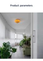 China Home Decor Fixture Lustre Bedroom Study Room Minimalist Orange Pumpkin Glass Ceiling Lamps(WH-MA-345) for sale